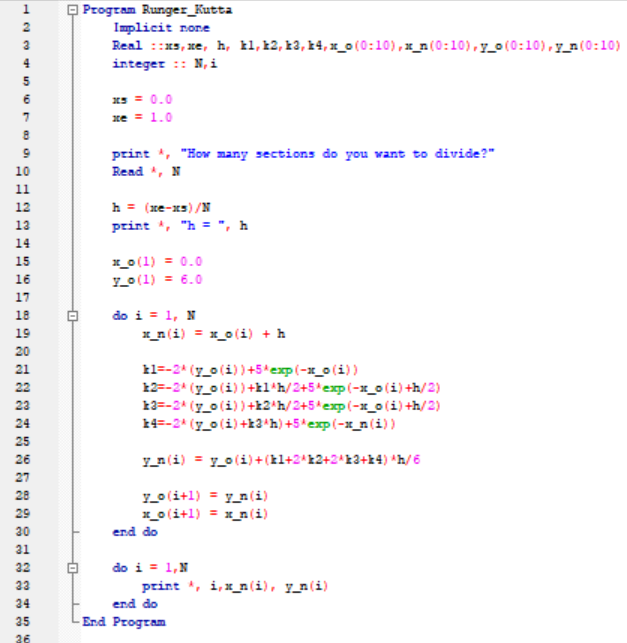 Solve the problem using Runge Kutta 4th order method | Chegg.com