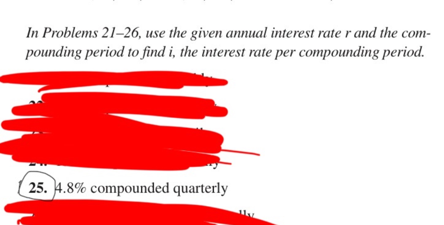 Solved In Problems 21-26, ﻿use the given annual interest | Chegg.com