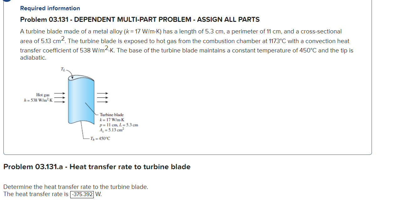 Solved Problem 03.131 - DEPENDENT MULTI-PART PROBLEM - | Chegg.com