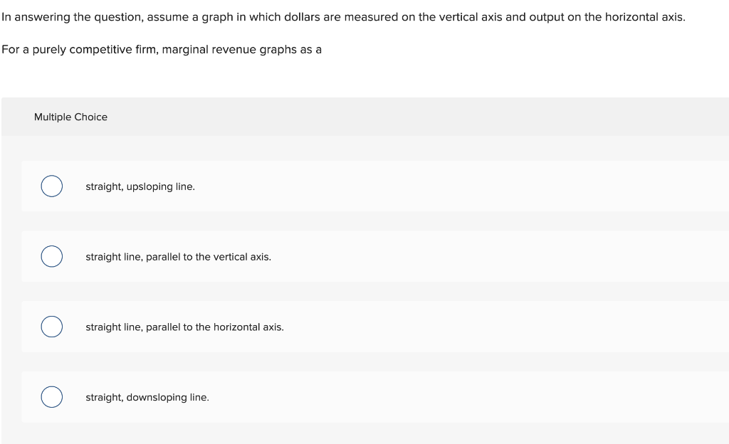 Solved In answering the question, assume a graph in which | Chegg.com