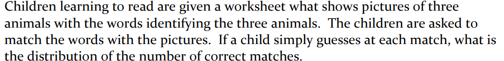 Solved Children learning to read are given a worksheet what | Chegg.com