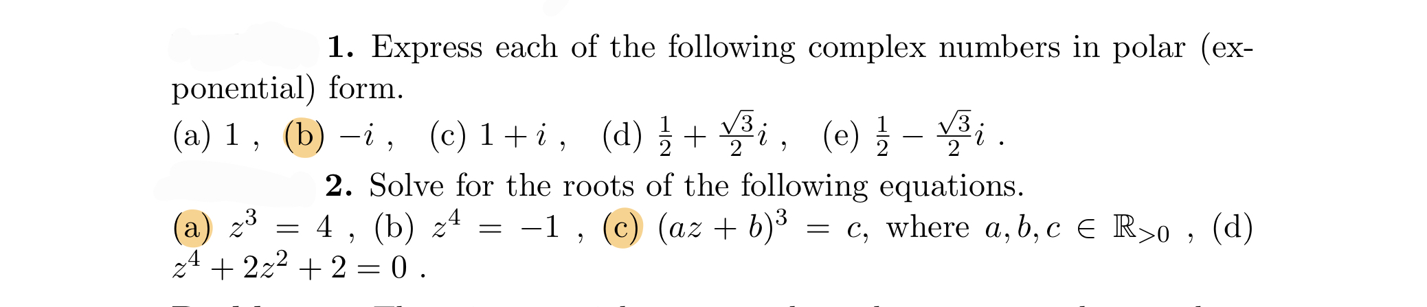 Solved questions about complex function, plz help me solve | Chegg.com Solved questions about complex function, plz help me solve | Chegg.com