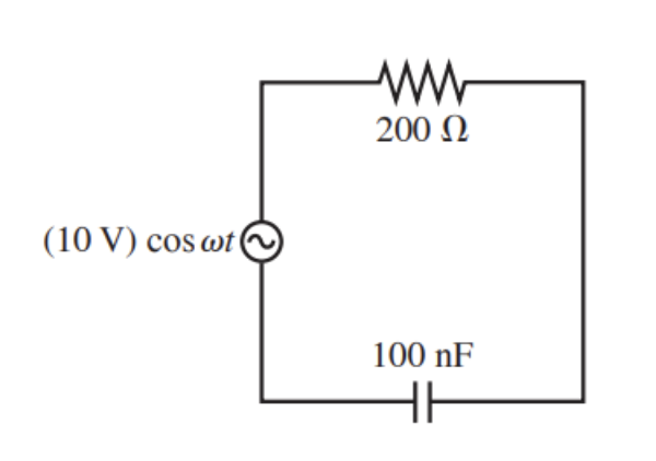 Solved What is VR if the emf frequency in (Figure 1) is | Chegg.com