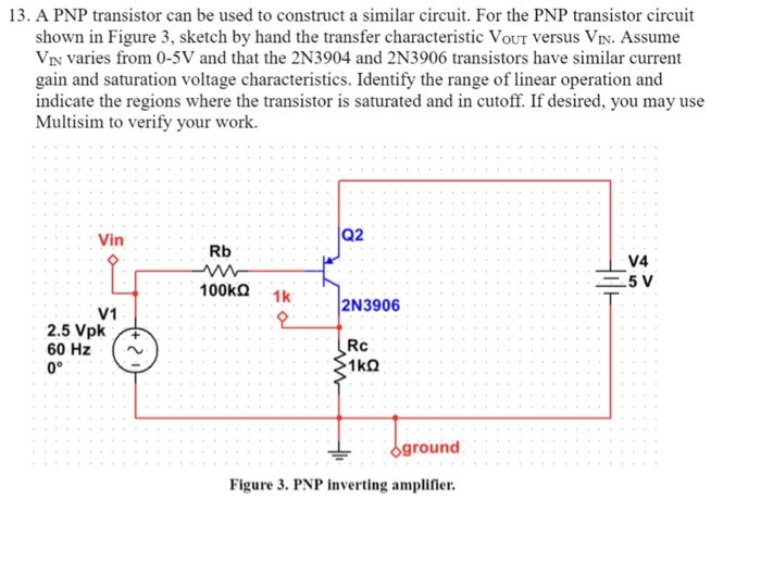 Solved A PNP transistor can be used to construct a similar | Chegg.com