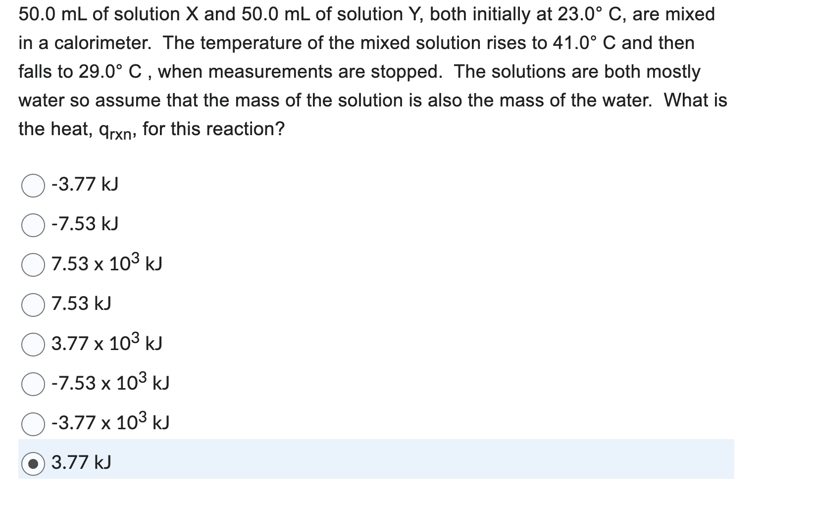[Solved]: 50.0mL of solution X and 50.0mL of solution Y, b
