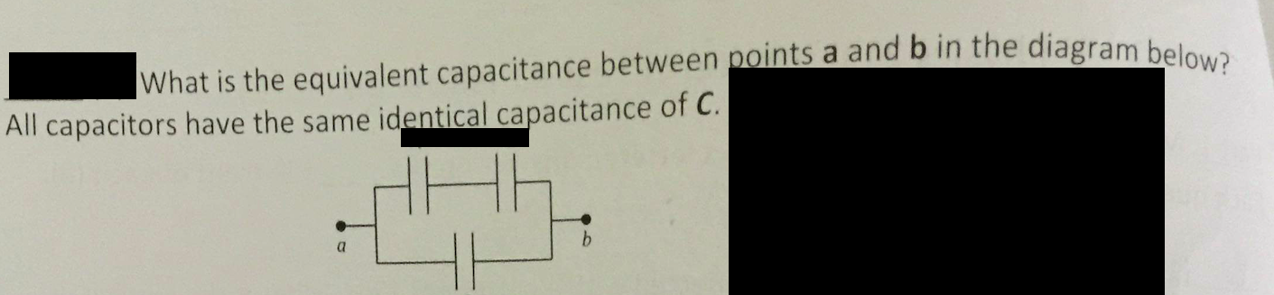 Solved the correct answer is 3C/2 but I don't know how to | Chegg.com