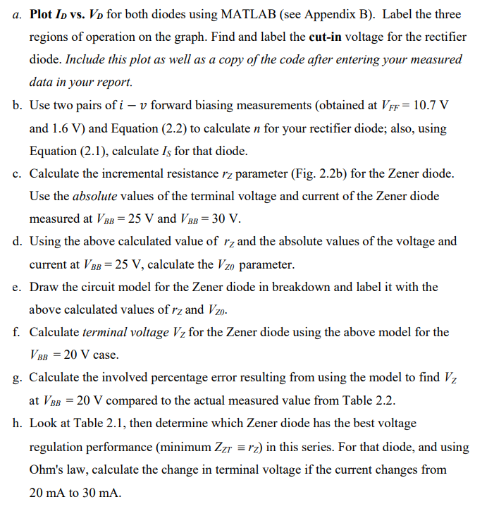 Recall that diodes specifically manufactured to | Chegg.com