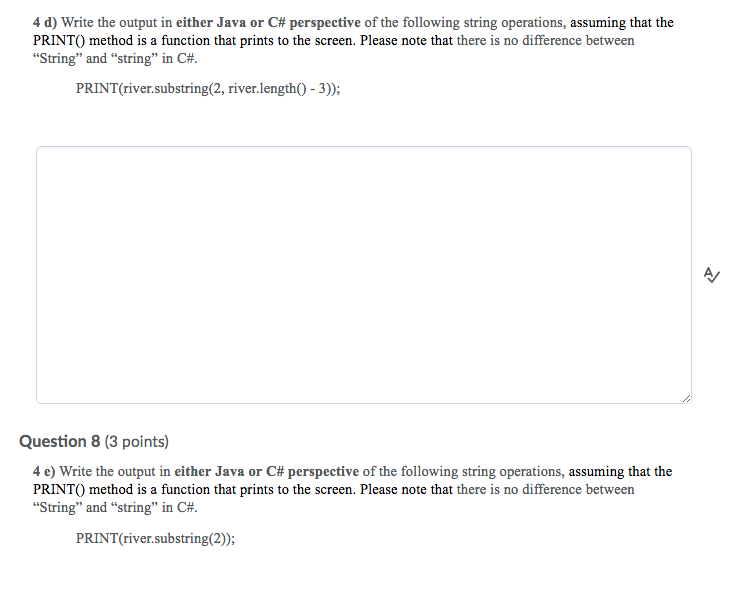 Solved 1) Using your choice of C# or Java (NOT in | Chegg.com