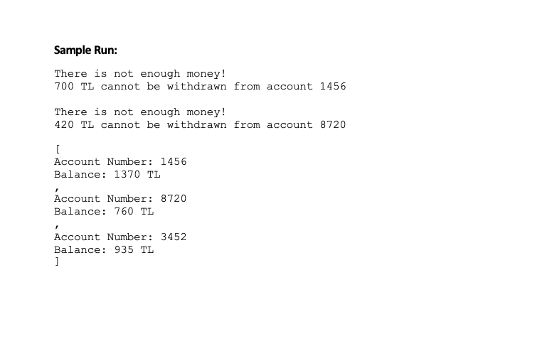 Solved 1. Create a class, BankAccount, with the following | Chegg.com
