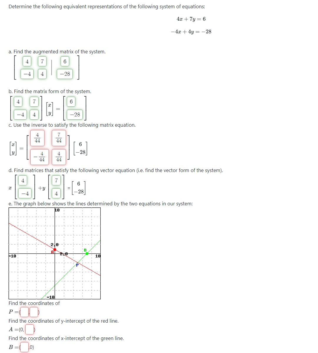 Solved Determine The Following Equivalent Representations Of