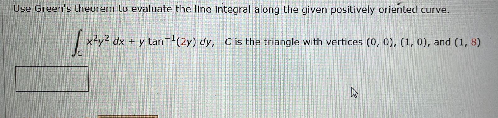 Solved Use Green's theorem to evaluate the line integral | Chegg.com