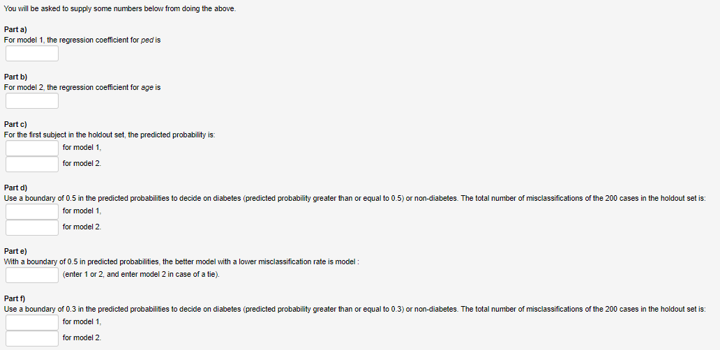 Solved This question involves logistic regression analysis | Chegg.com
