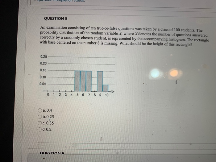 Solved QUESTION 2 1 pe Give the range of values that the | Chegg.com