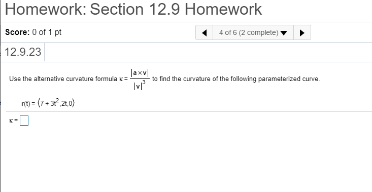 Solved Homework Section 12 9 Homework 4 Of 6 2 Complete