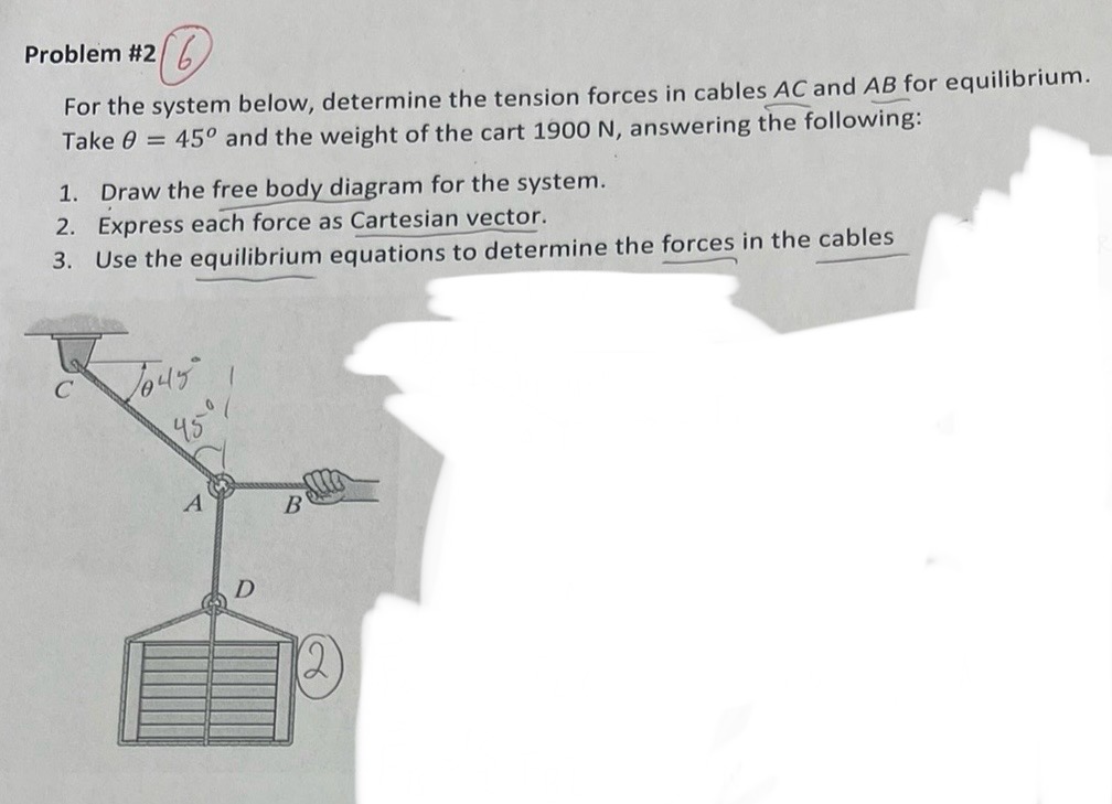 Solved Problem \#2For the system below, determine the | Chegg.com