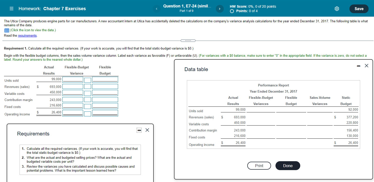 Solved Homework Chapter 7 Exercises Question 1 E7 24