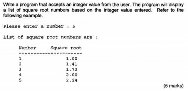 Solved Write a program that accepts an integer value from | Chegg.com