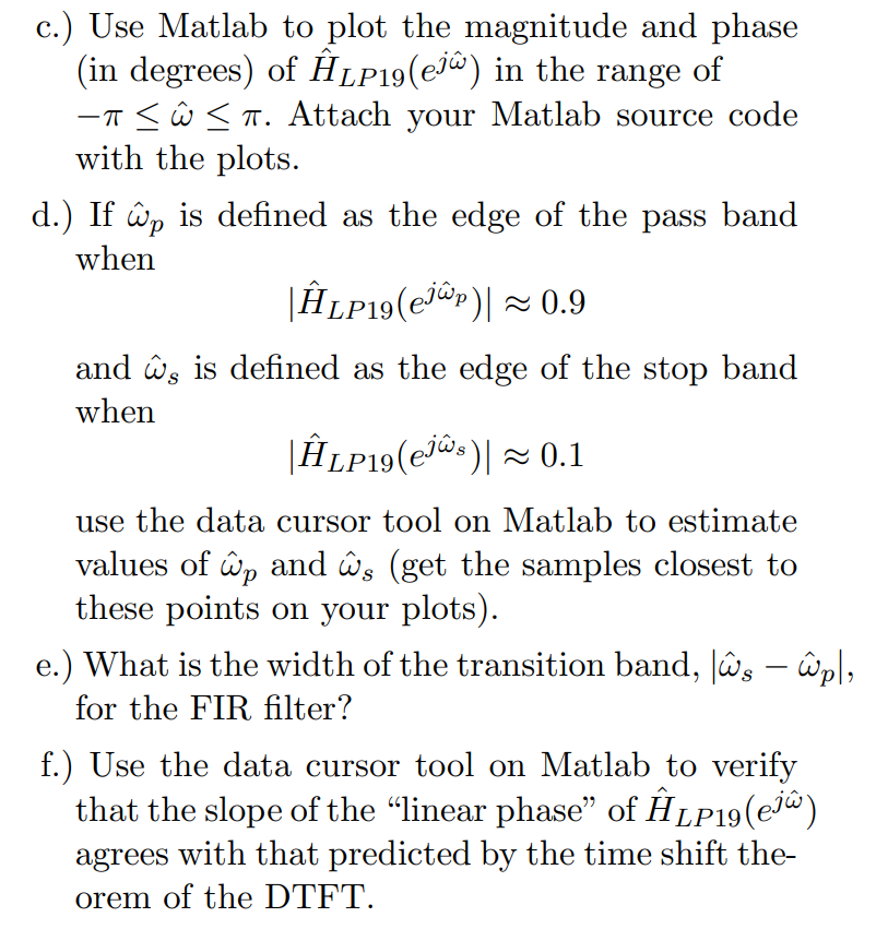 Solved BC:10.2 Consider an ideal low pass discrete time | Chegg.com