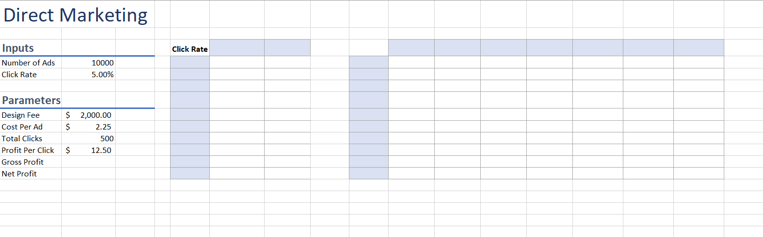 Two-Variable Data Table You are considering | Chegg.com