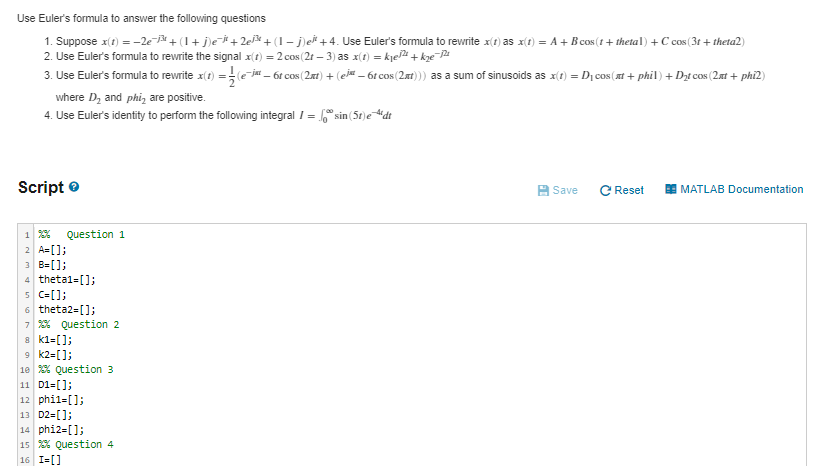 Solved Use Euler's formula to answer the following questions | Chegg.com
