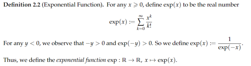 Solved Lemma 5.2. For any n∈Z, we have exp(n)=exp(1)n=en. | Chegg.com
