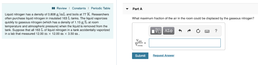 Solved Review1 Constants Periodic Table Part A Liquid | Chegg.com