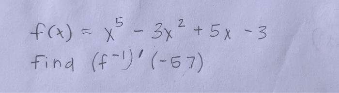 Solved find (f(-57) | Chegg.com