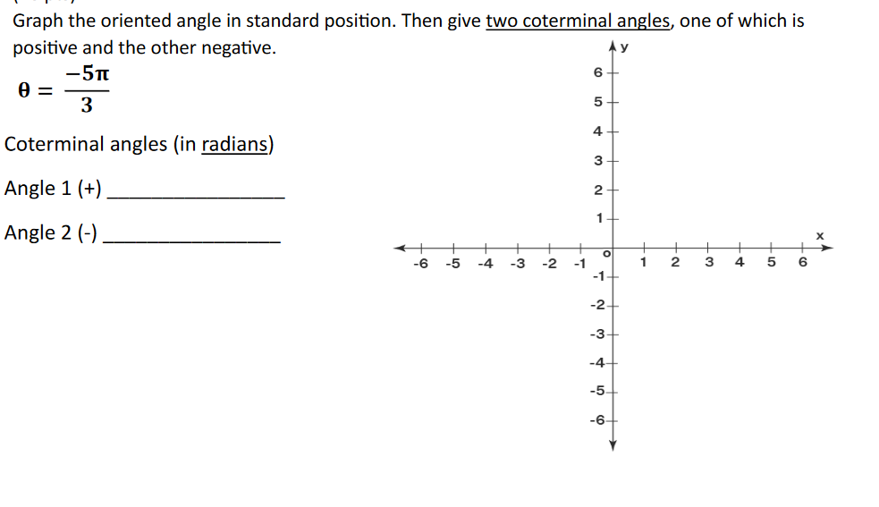 Solved Graph the oriented angle in standard position. Then | Chegg.com