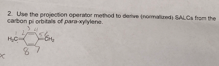Solved 2. Use the projection operator method to derive | Chegg.com