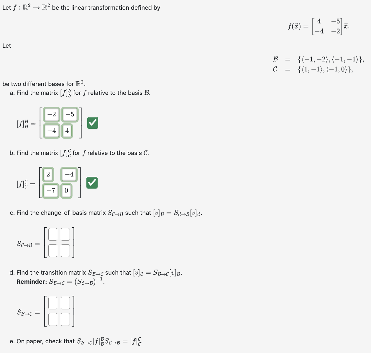 Solved Let f:R2→R2 be ﻿the linear transformation defined | Chegg.com
