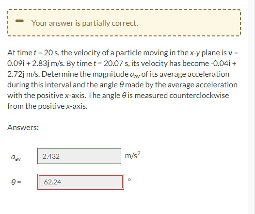 Solved It was partially correct only the answer with color | Chegg.com