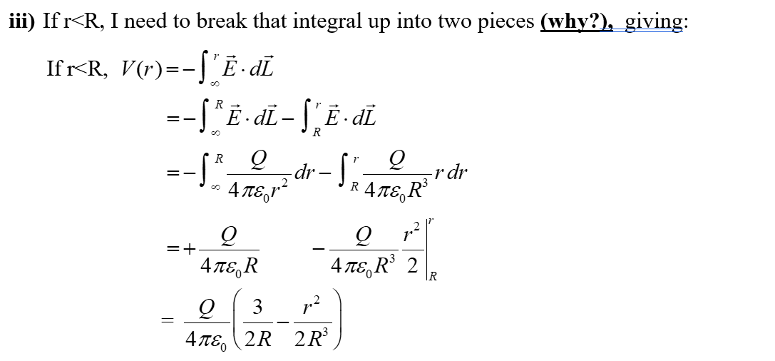 Solved iii) If r | Chegg.com