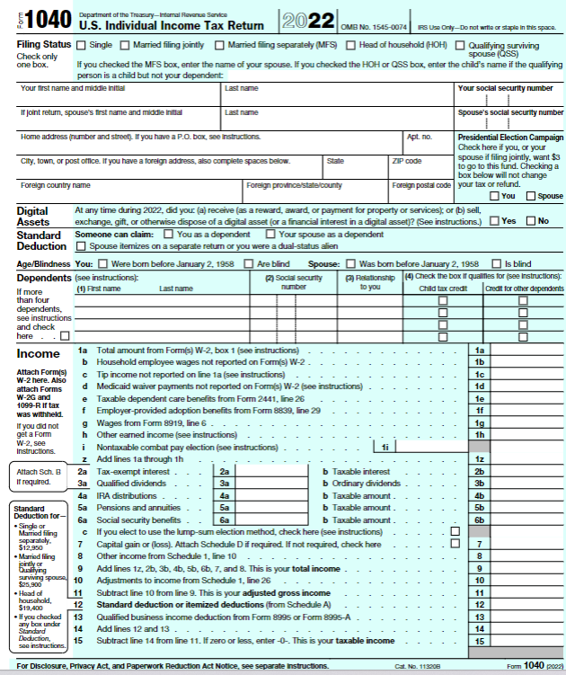 Complete Schedule B first, then Schedule 1, then Form | Chegg.com