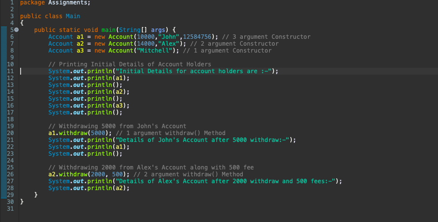 Solved Opening and Closing Accounts File Account.java (see | Chegg.com