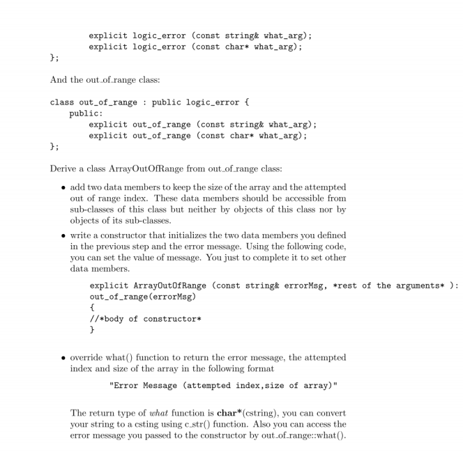 Solved * YOU NEED TO UNIT TEST YOUR CODES. 1 Define a class | Chegg.com