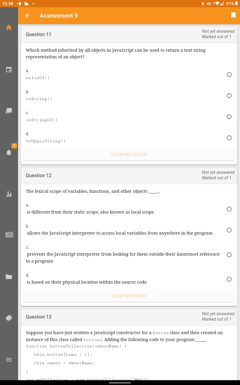 Solved Suppose you have just written a JavaScript | Chegg.com