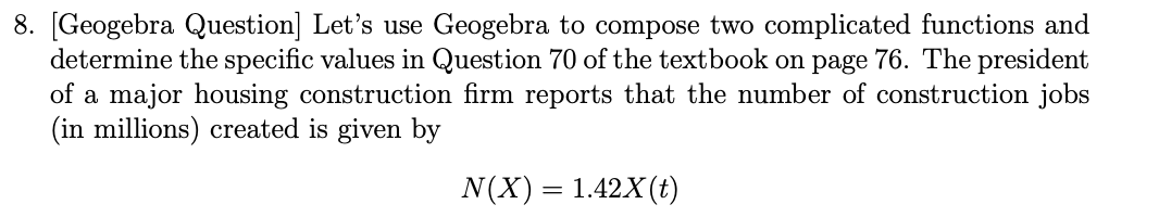 Solved 8. [Geogebra Question] Let's use Geogebra to compose | Chegg.com