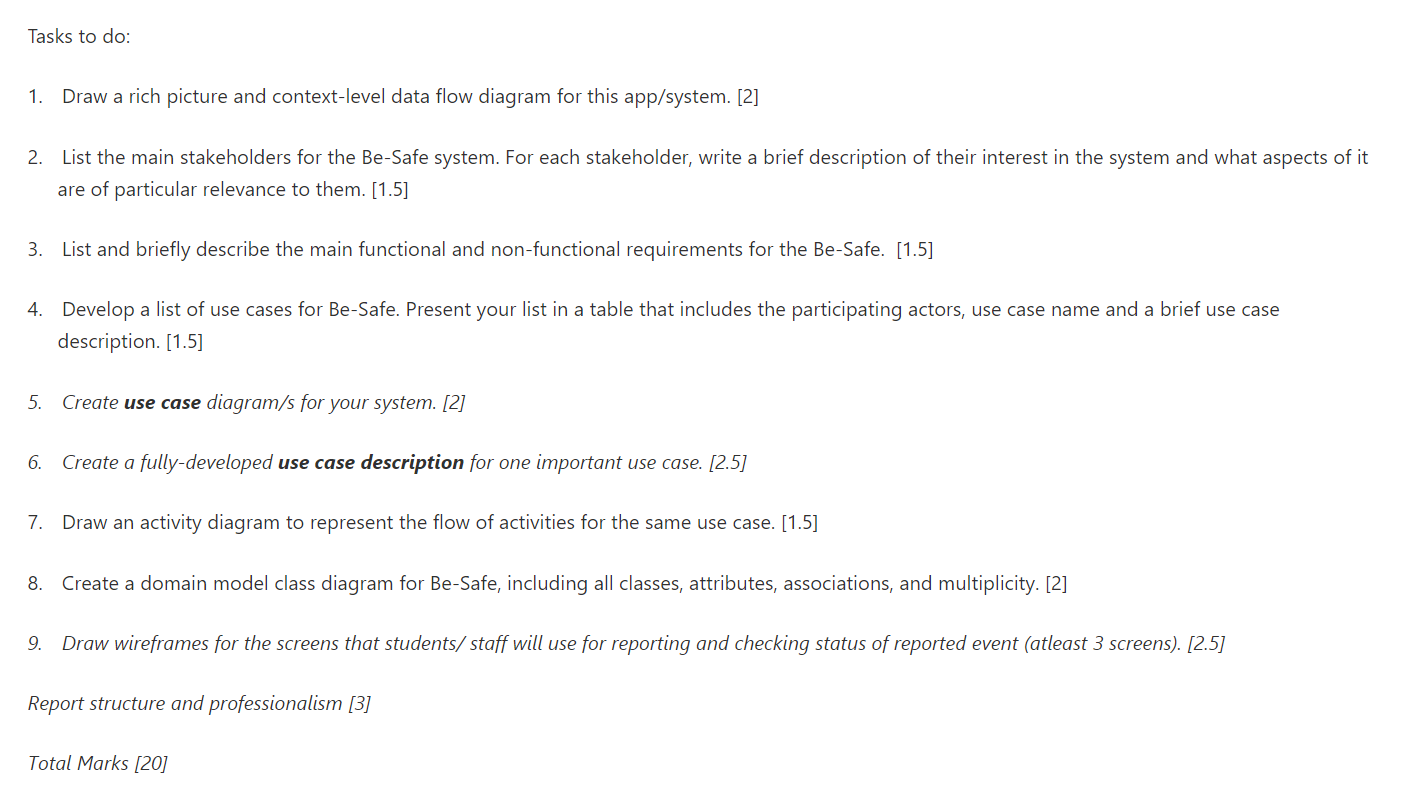Solved System Analysis and design Assignment (Mid asgnment) | Chegg.com