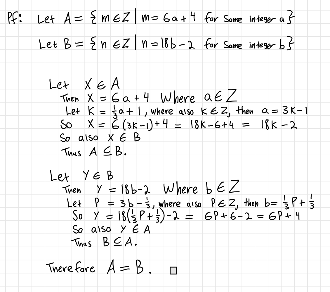 Solved Can you tell me if my proof logic is valid for the | Chegg.com