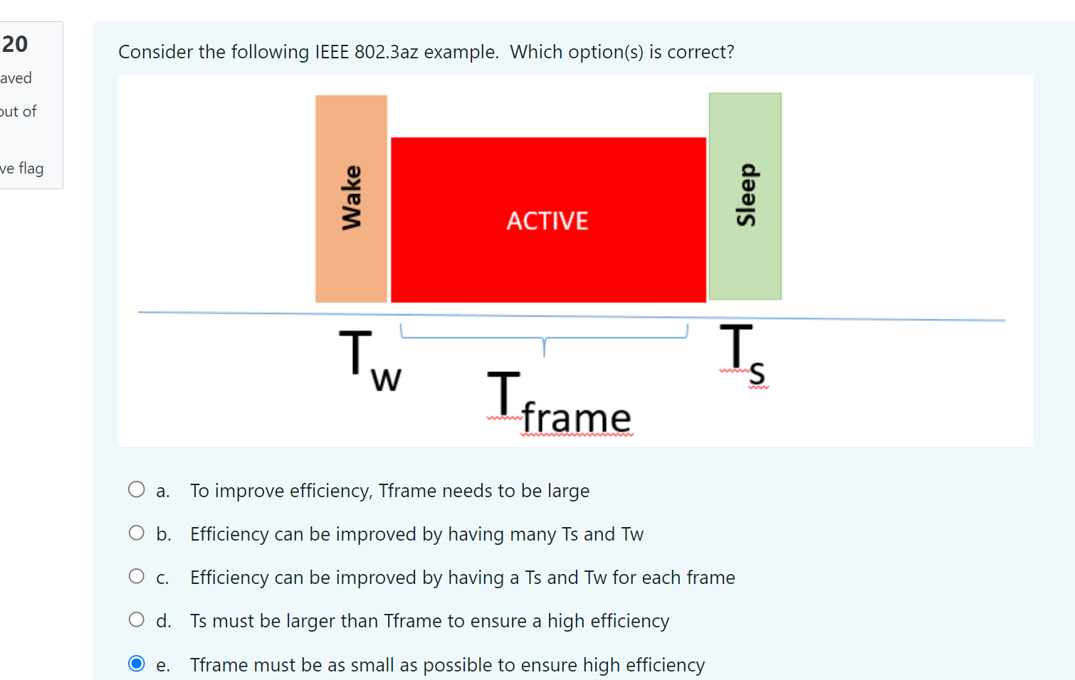 Consider the following IEEE 802.3az example. Which | Chegg.com