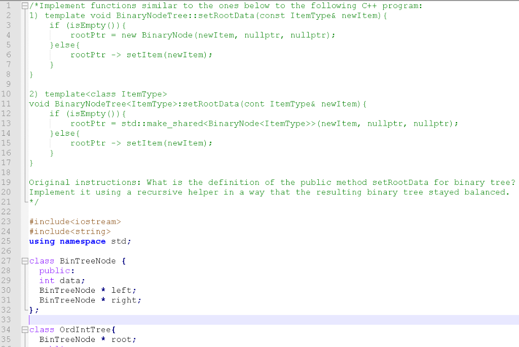 貝/*Implement functions similar to the ones below to | Chegg.com