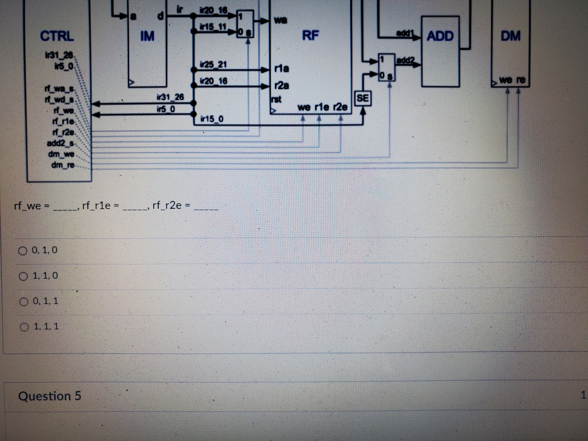 Solved Given the processor circuit below, what are the | Chegg.com