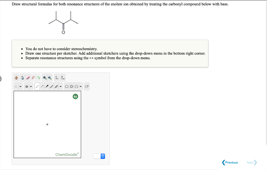Solved Draw structural formulas for both resonance | Chegg.com