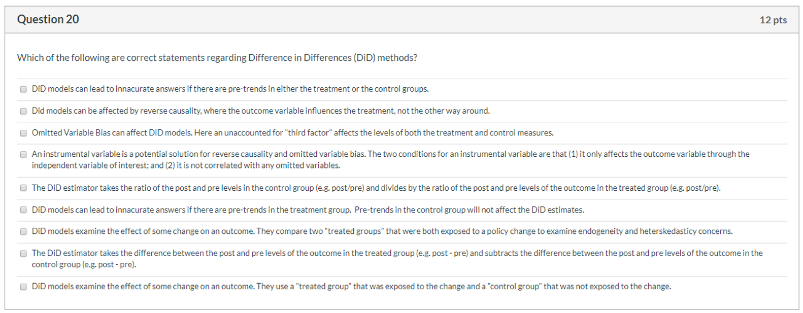 Which of the following are correct statements | Chegg.com