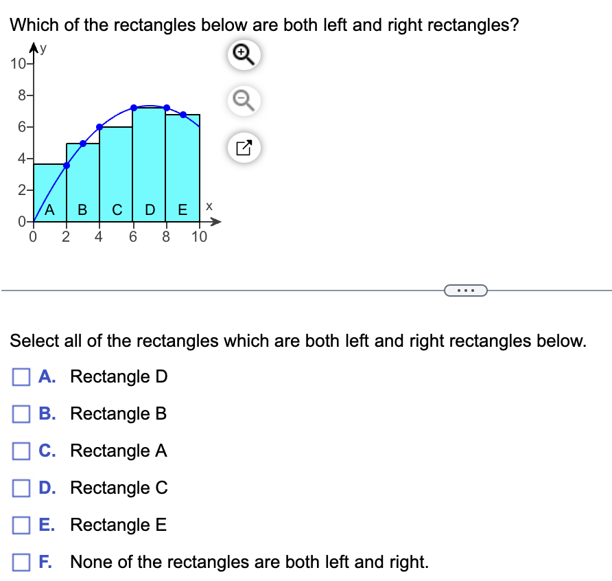 Solved Select all of the rectangles which are both left and | Chegg.com