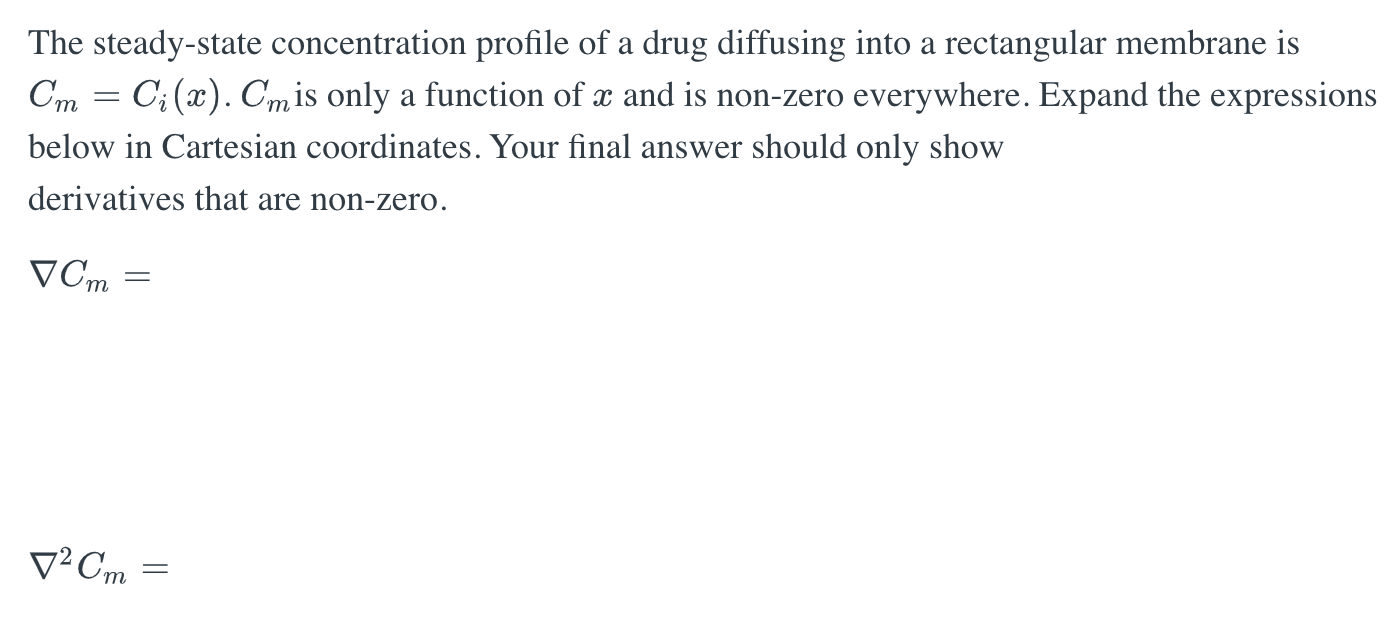 Solved - т The steady-state concentration profile of a drug | Chegg.com