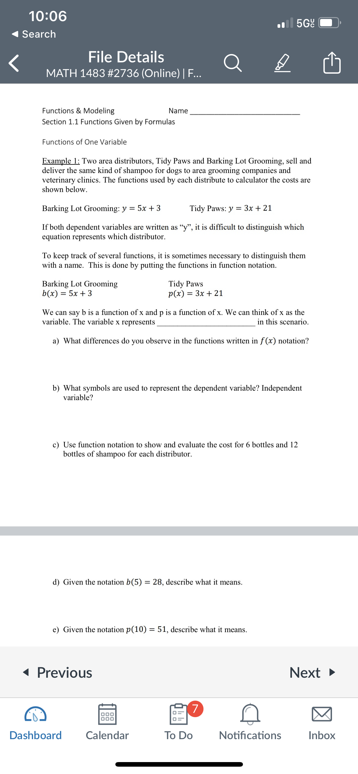 Solved Example 1: Two area distributors, Tidy Paws and | Chegg.com