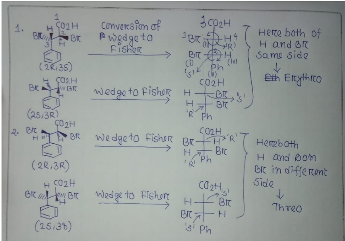 Solved Hello! Here I have two products, (2R,3S) and | Chegg.com
