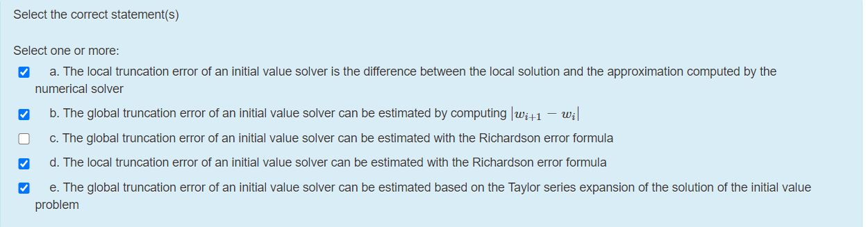 Solved Select the correct statement(s) Select one or more: | Chegg.com