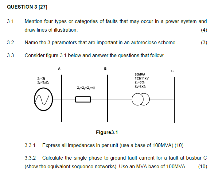 Solved QUESTION 3 [27] 3.1 Mention four types or categories | Chegg.com